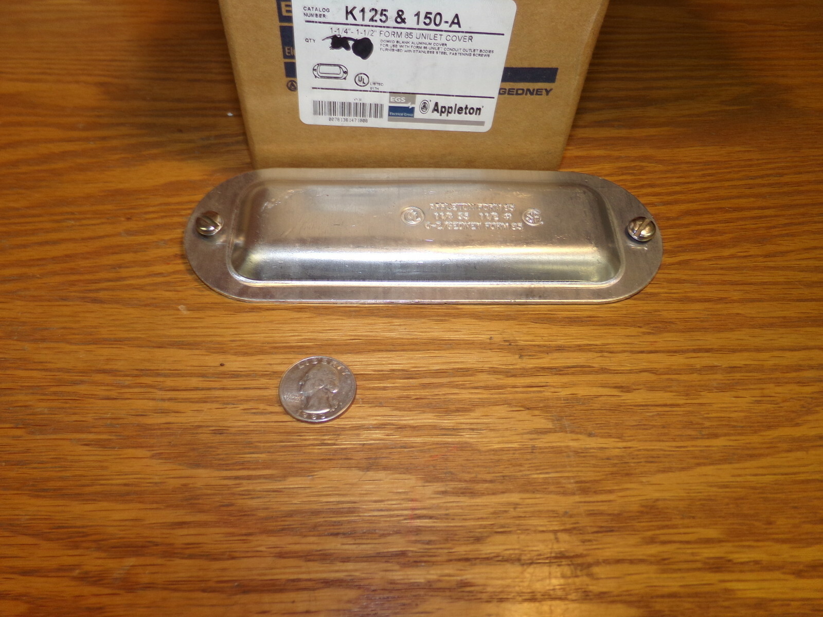 NEW Appleton K125 150-A Form 85 Unilet Cover 1-1/4-1-1/2" *FREE ...