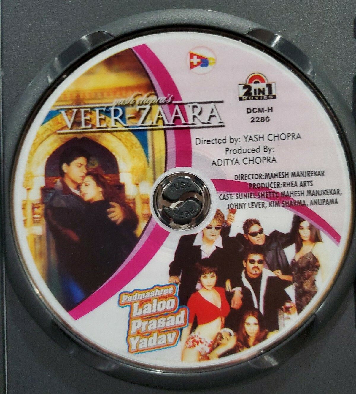 VEER-ZAARA/Padmashree Laloo Prasad Yadav Bollywood DvD 2in1 Movie Disc ...