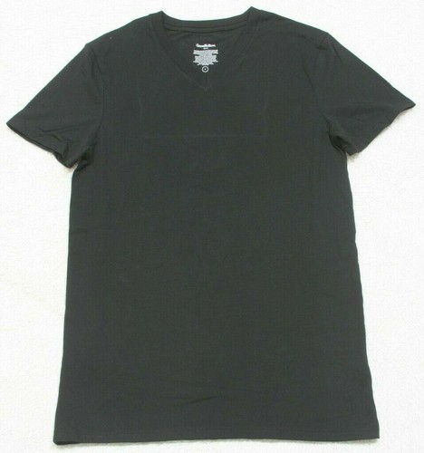 New Goodfellow & Co. Black Short Sleeve Small Tee T-Shirt Cotton Rayon ...