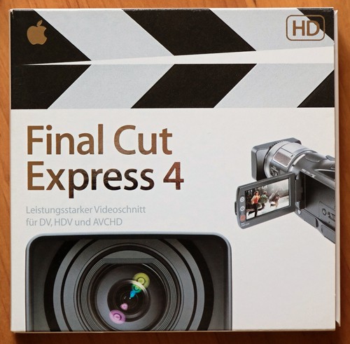 Apple Final Cut Express 4 HD Video Schnitt Software | eBay.de