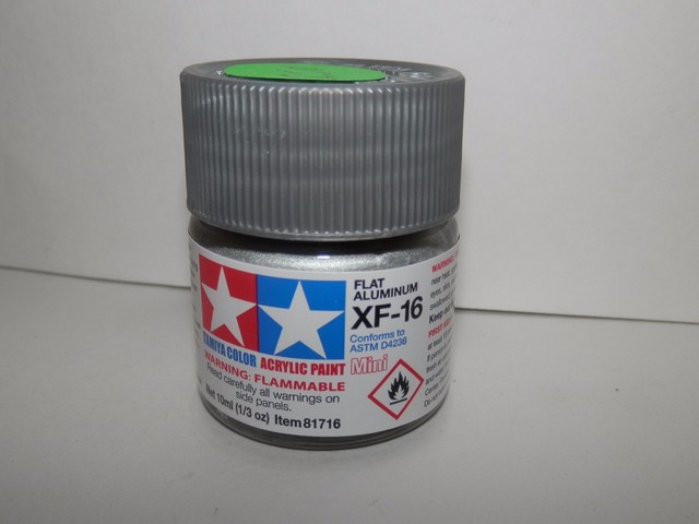 Tamiya Color Xf-16 Flat Aluminum Acrylic Paint 10ml 81716 Ships for ...