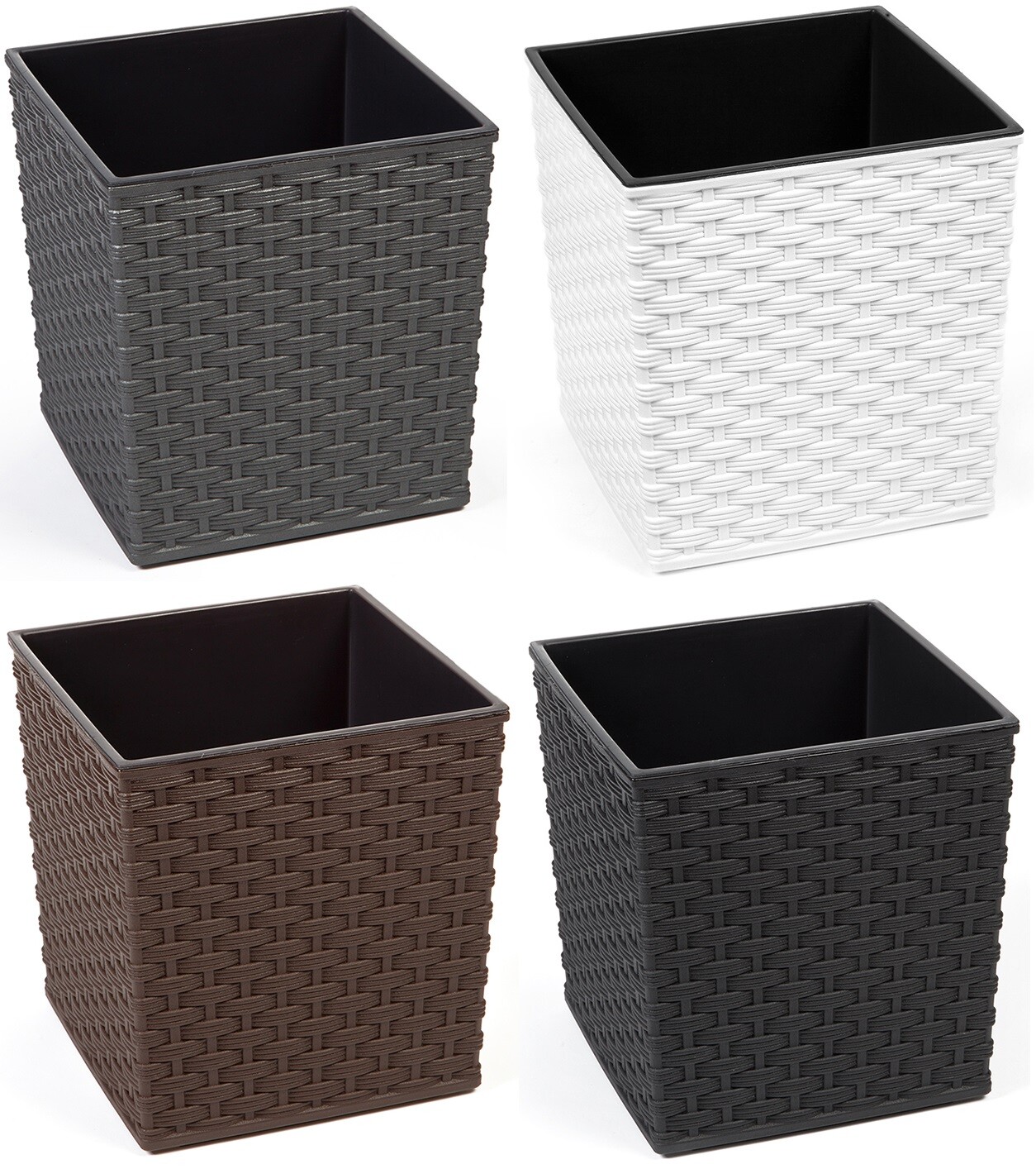 Small Rattan Plant Pot Indoor Decor Planter Flower Succulent Cactus ...