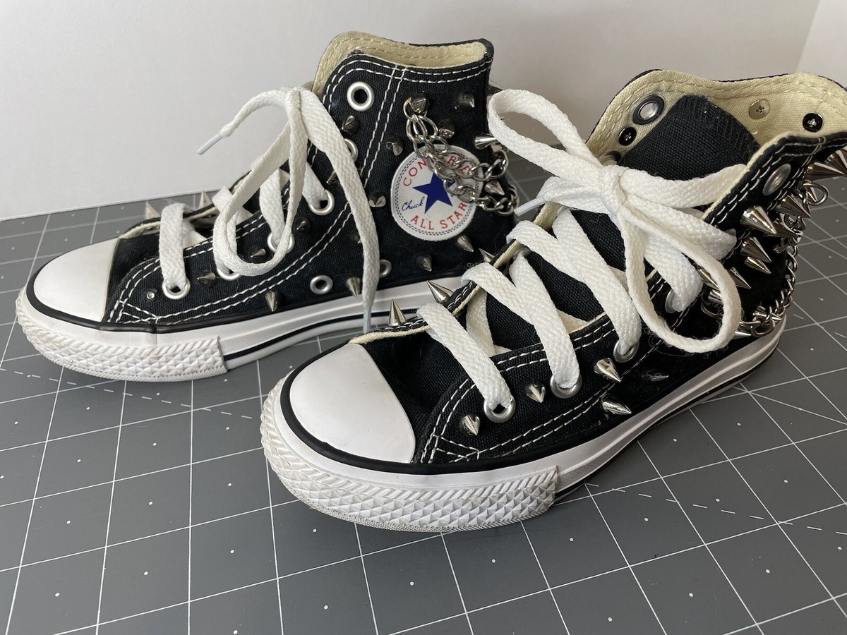 Studded Spiked Converse High Tops