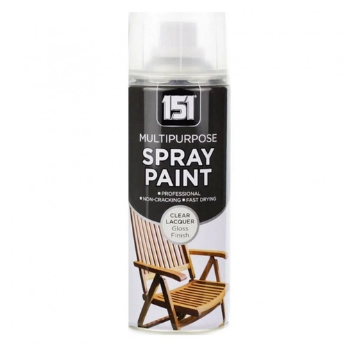 151 Multi Purpose Spray Paint and Clear Lacquer Gloss Finish 400ML ...