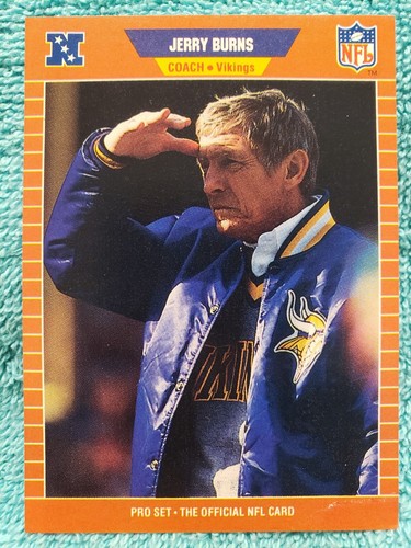 1989 PRO SET JERRY BURNS #243 MINNESOTA VIKINGS | eBay