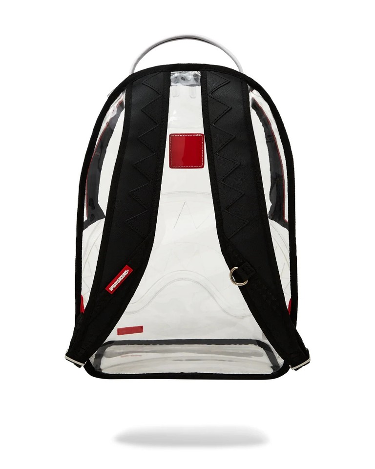 Authentic SPRAYGROUND 100% CLEAR SHARK BACKPACK (B7753) - LIMITED ...