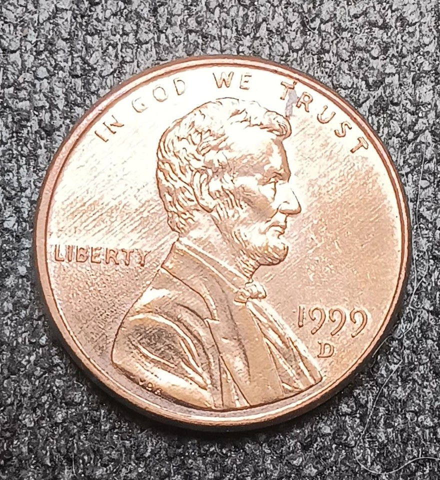 1999 Mint D Collectors Error Lincoln Cent. Wide AM on Reverse. | eBay