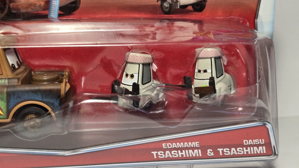 DISNEY PIXAR CARS -TOKYO PARTY - MATER WITH SUSHI CHEF'S ALLINOL ...