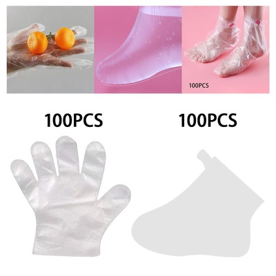 Pack of 100 Moisture Socks Medicine Socks Comfortable Women Disposable ...