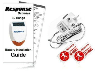 Response Alarms SL Range Control Panel Response Power Supply RRP £36.99 ...