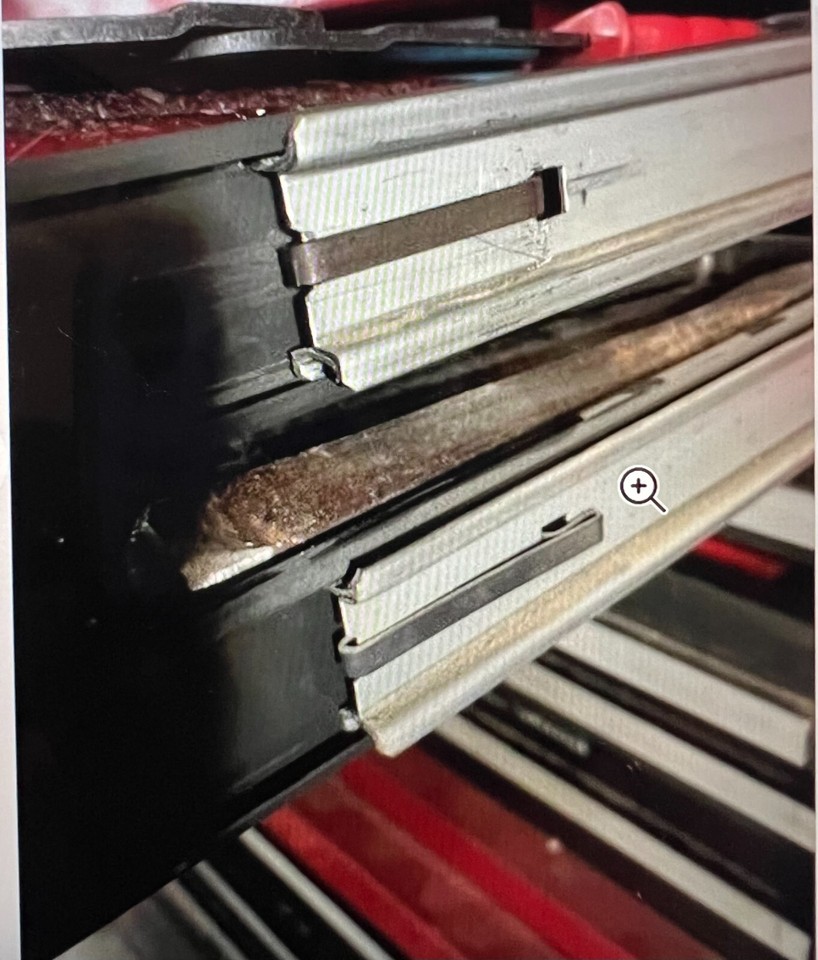 12 EARLY 2'' DOUBLE LOOP STYLE NAPA,MAC,PROTO TOOL BOX DRAWER SLIDE ...