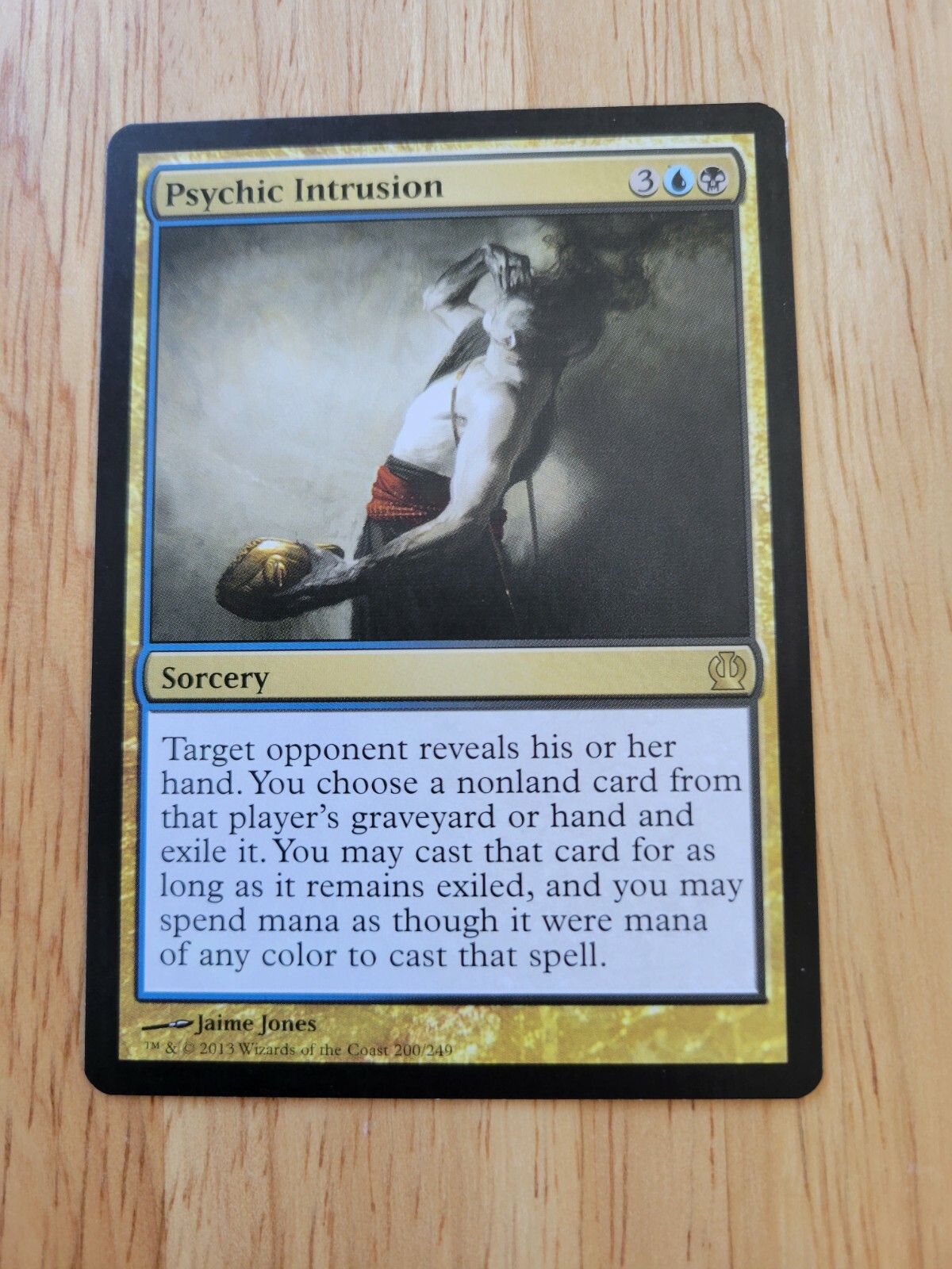 PSYCHIC INTRUSION Magic the Gathering MTG NM/M Theros THS dimir sorcery ...