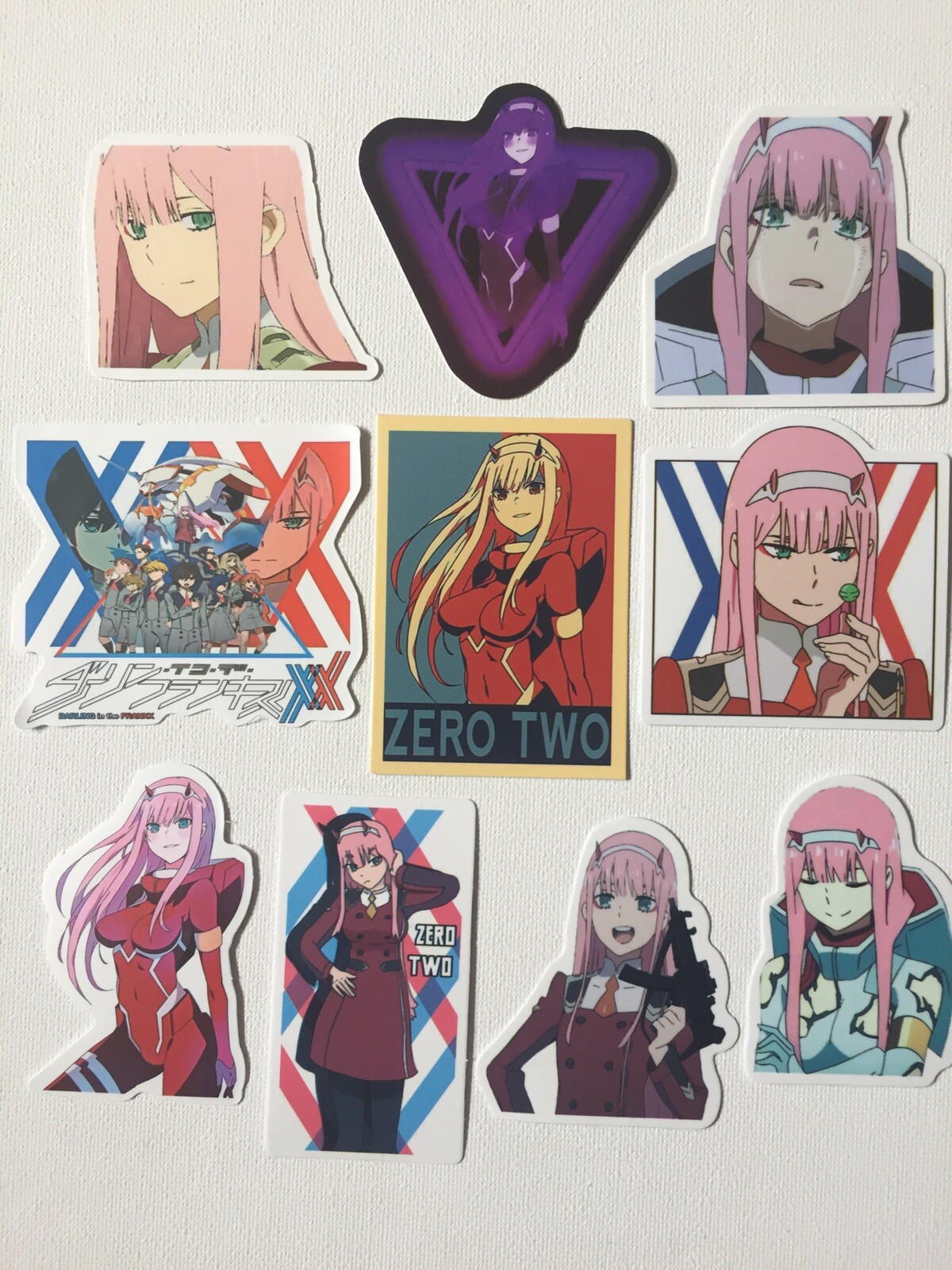 Zero Two Stickers As Pictured | eBay