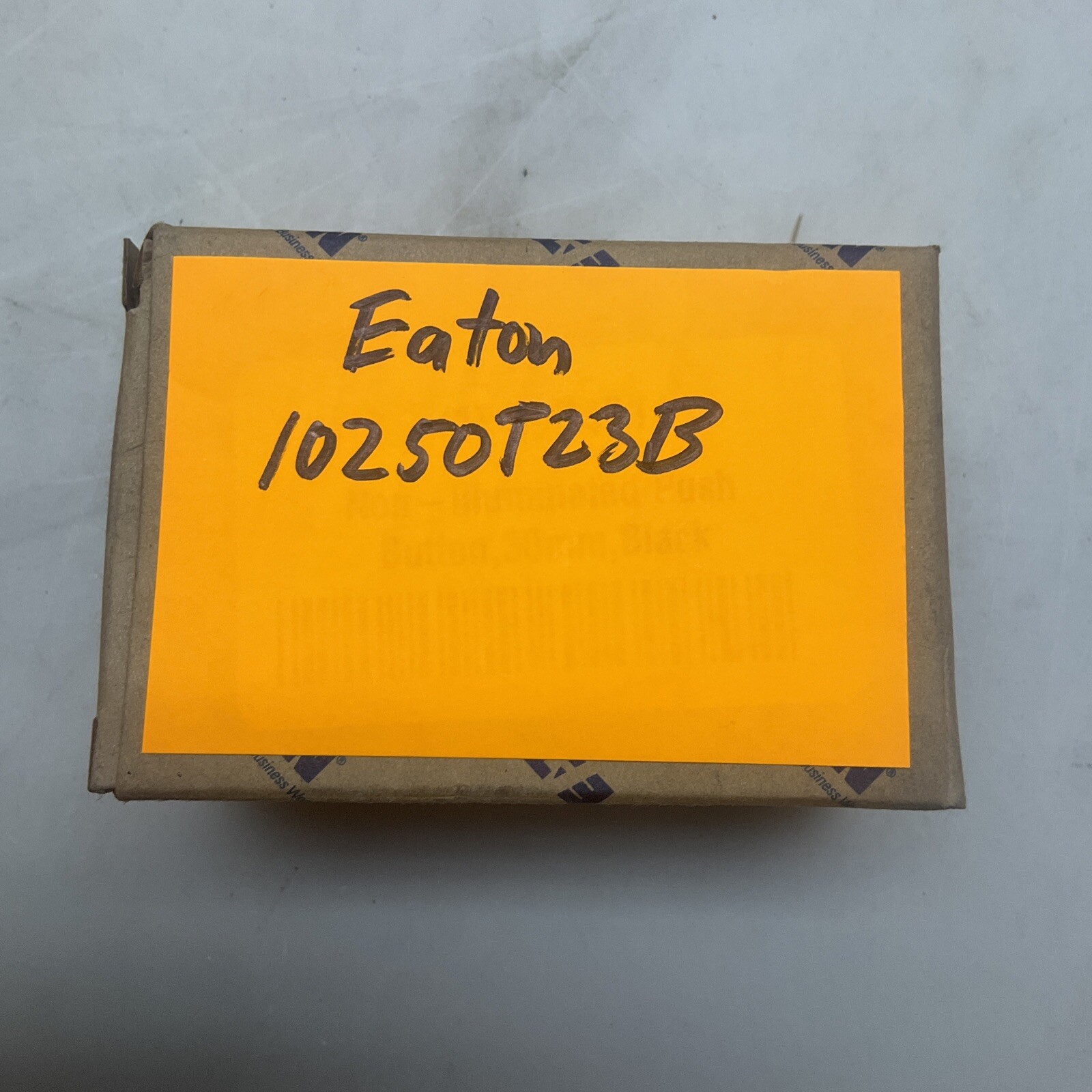 Eaton 10250T23B Pushbutton Non-Illuminated 6A 600V 1NO Black NEMA 3/3R ...