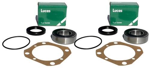 New Lucas Pair of Rear Wheel Bearing Kits for MGA and MGB Banjo Axle ...