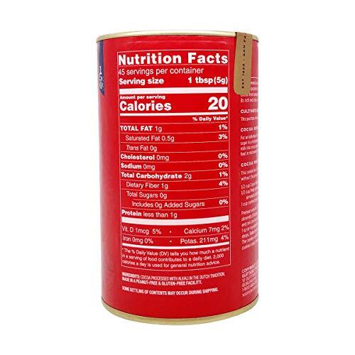 E Cocoa Powder, Unsweetened Rouge Red Dutch Process Cocoa, 8oz Can | eBay