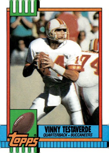 1990 Topps #407a Vinny Testaverde - Tampa Bay Buccaneers | eBay