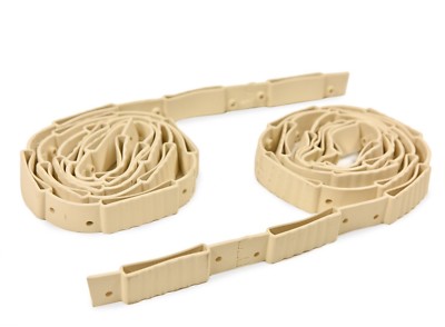 Roll Out 70mm Wide Rubber Sprung Bed Slat Set Holders / Strips / Caps ...