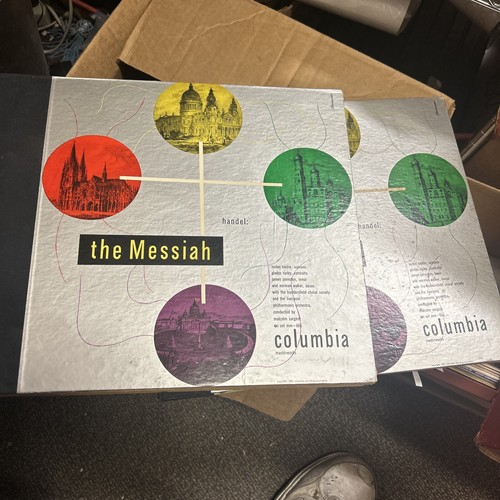 Columbia MM-666 Malcolm Sargent Liverpool Phil Handel: The Messiah 1947 ...