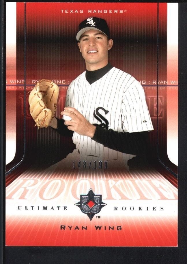 RYAN WING 2004 UD ULTIMATE COLLECTION #197 RC ROOKIE RANGERS SP #148/ ...