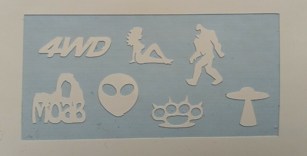 1/10 RC Crawler Decals STICKERS #5 trx4 scx10III RGT rc4wd injora mst ...