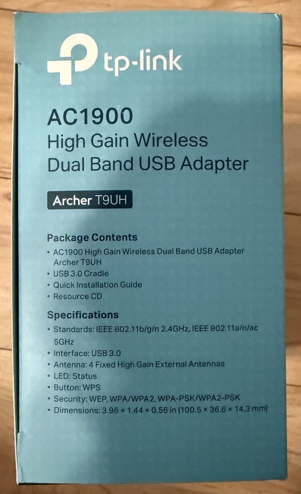 TP-Link Archer T9UH AC1900 High Gain Dual Band Wireless USB Adapter ...