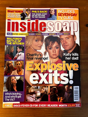 INSIDE SOAP 26/2/2005 ANNE KIRKBRIDE Kylie Minogue RICKY GROVES Jake ...