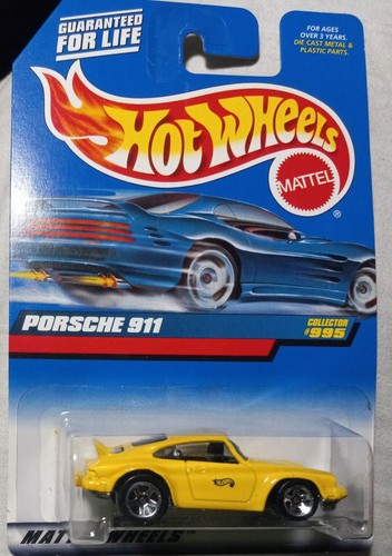 Hot Wheels 1999 Collector #995 Porsche 911 Mattel Wheels Yellow | eBay