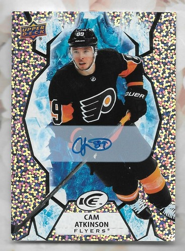 CAM ATKINSON 2021-22 UPPERDECK ICE INSERT AUTOGRAPH AUTO CARD #6 NHL | eBay