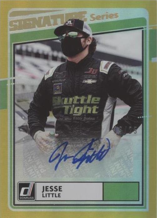 2021 Panini Donruss NASCAR - Signature Series Jesse Little #SS-JL Holo ...