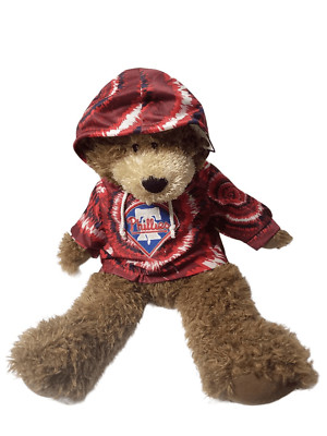 PHILADELPHIA PHILLIES MLB BASEBALL TEDDY BEAR IN HOODIE 22" Plush ...