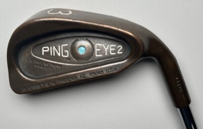 Ping Eye 2 Copper Beryllium 3 Iron Blue Dot True Temper Stiff RH | eBay