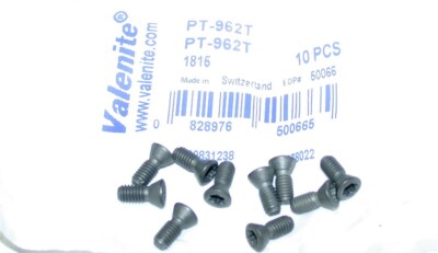 Lot of 10 New Valenite Insert Face Mill Screws PT-962T | eBay