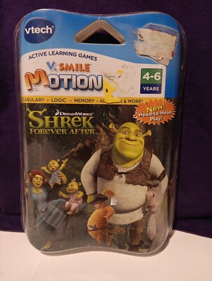 VTECH V.Smile Motion Shrek Forever After Game Cartridge NEW SEALED Fast ...