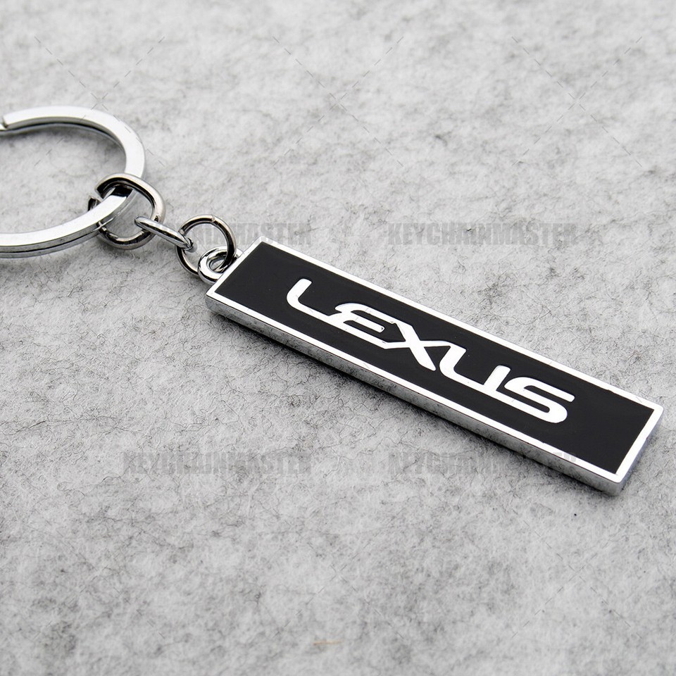 Lexus Letter 3D Logo Alloy Car Home Nameplate Key Keychain Ring ...
