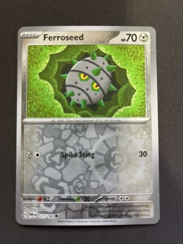 Ferroseed 127/182 Reverse Holo Paradox Rift Pokemon Trading Card | eBay