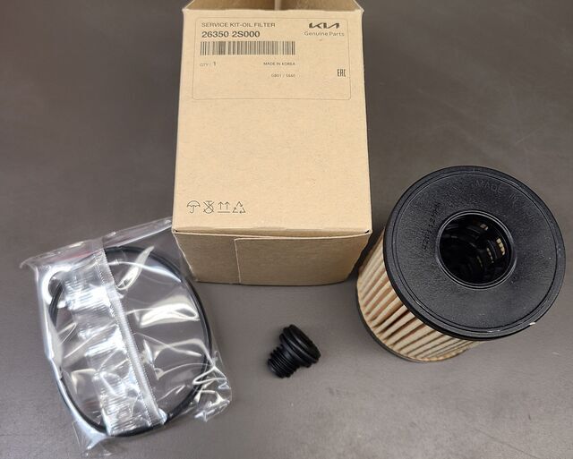 2022-2024 Kia Sportage 2.5L Engine Oil Filter 4PK 26350-2S001 Kia OEM ...