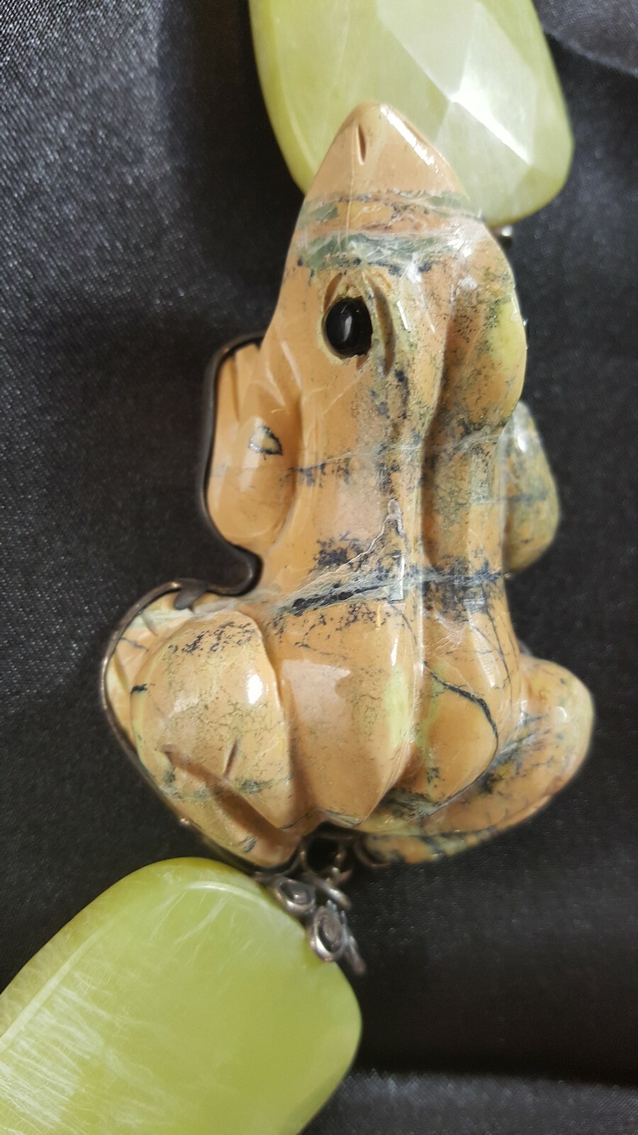 RARE - Beautiful Amy Kahn Russell 22" Carved Stone Fr… - Gem