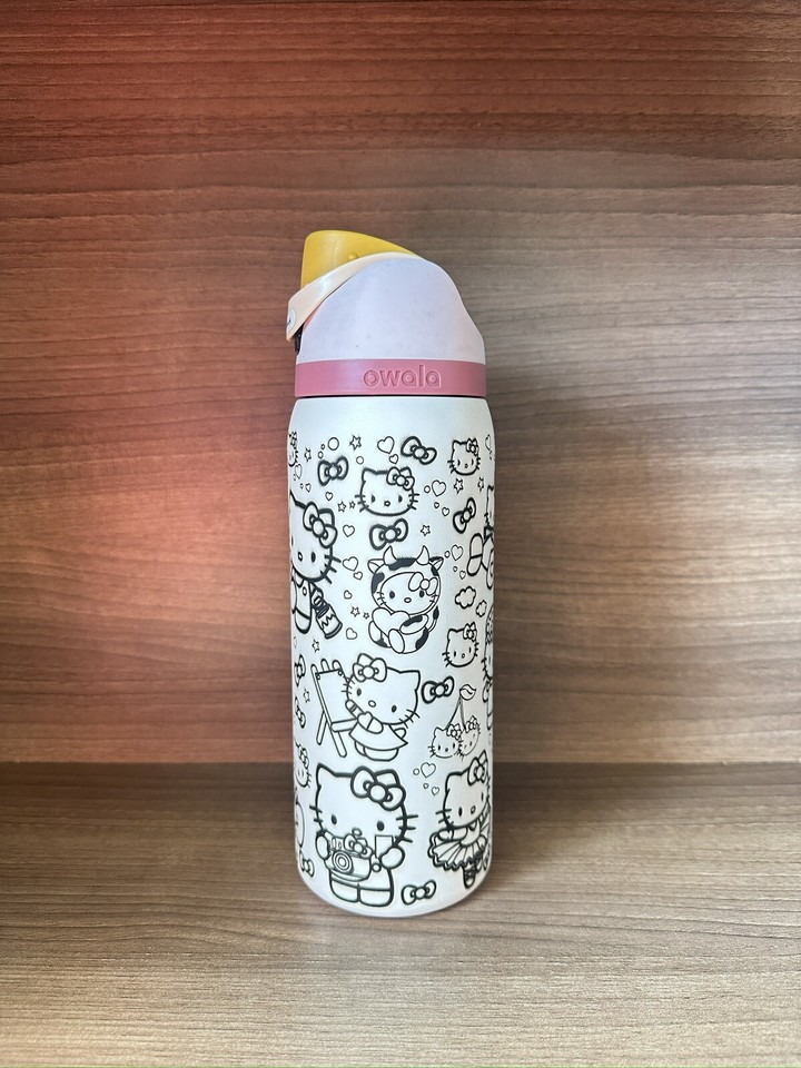 Hello Kitty Inspired Engraved Owala Freesip 32oz Water Bottle | eBay