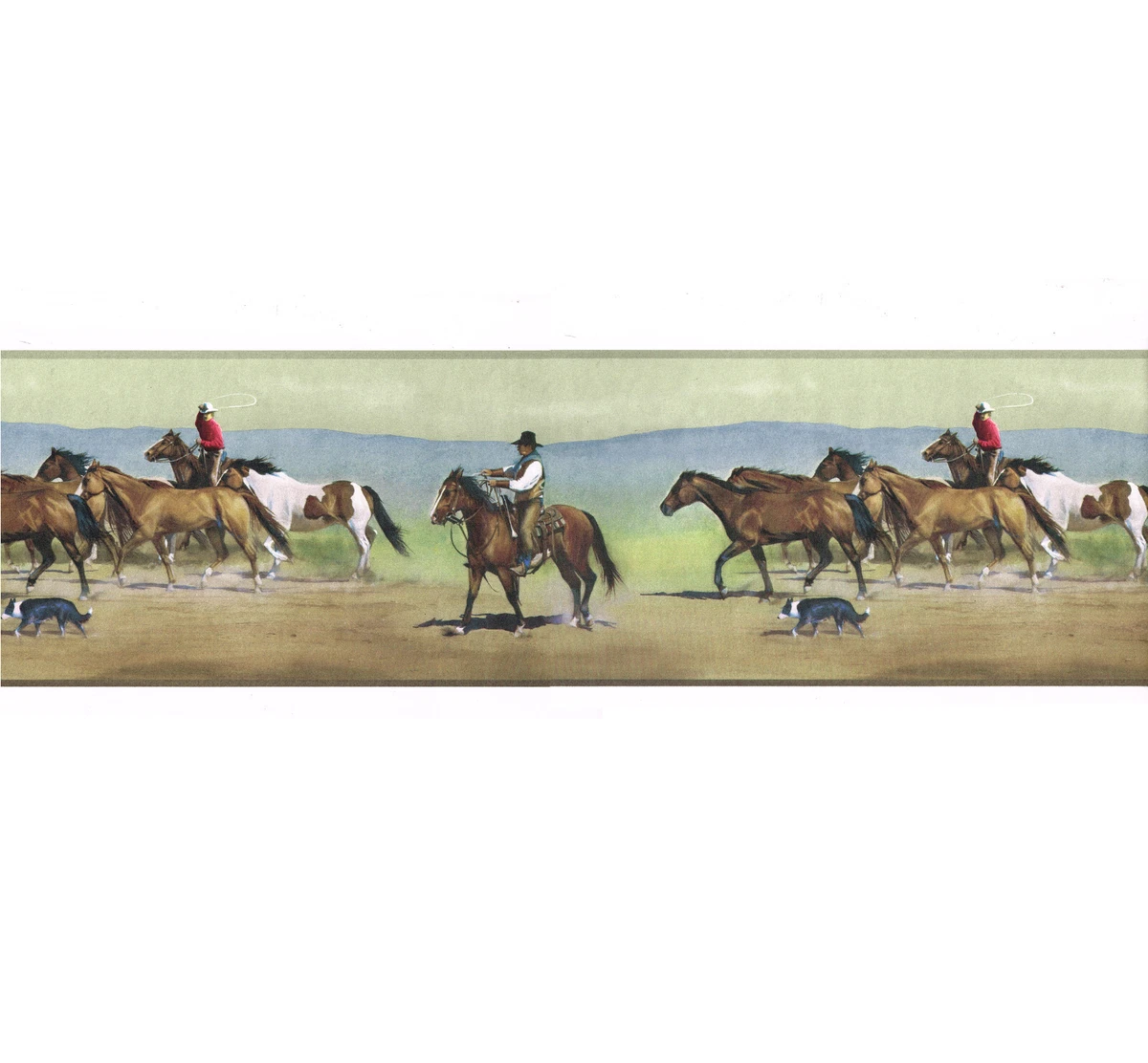 Cowboy Wallpaper Border