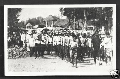 Execution photo postcard Soldiers Uniform Siam Thailand 1916 | eBay