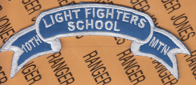 US Army 10th Mountain Division Infantry Light Fighters School ~5.25 ...