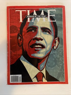 Time Magazine Dec 29, 2008 Jan 5, 2009 Vol 172 #26 Barack Obama Person ...