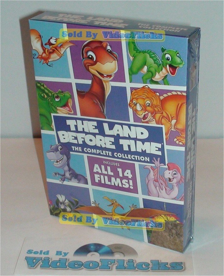 The Land Before Time Complete Collection All 14 Films DVD 8-Disc Box ...