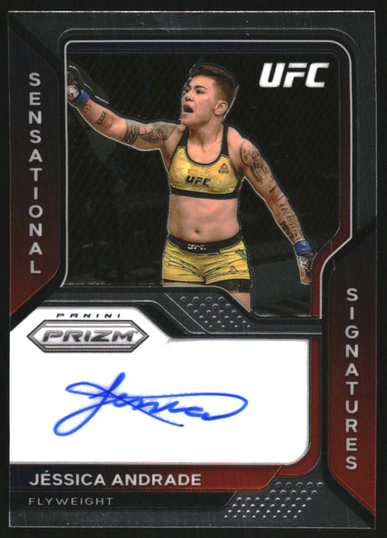 2021 Panini Prizm UFC Sensational Signatures #SSJAD Jessica Andrade ...