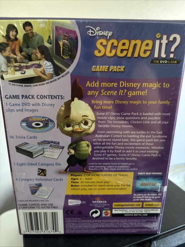 Disney Scene It? The DVD Game Game Pack | eBay