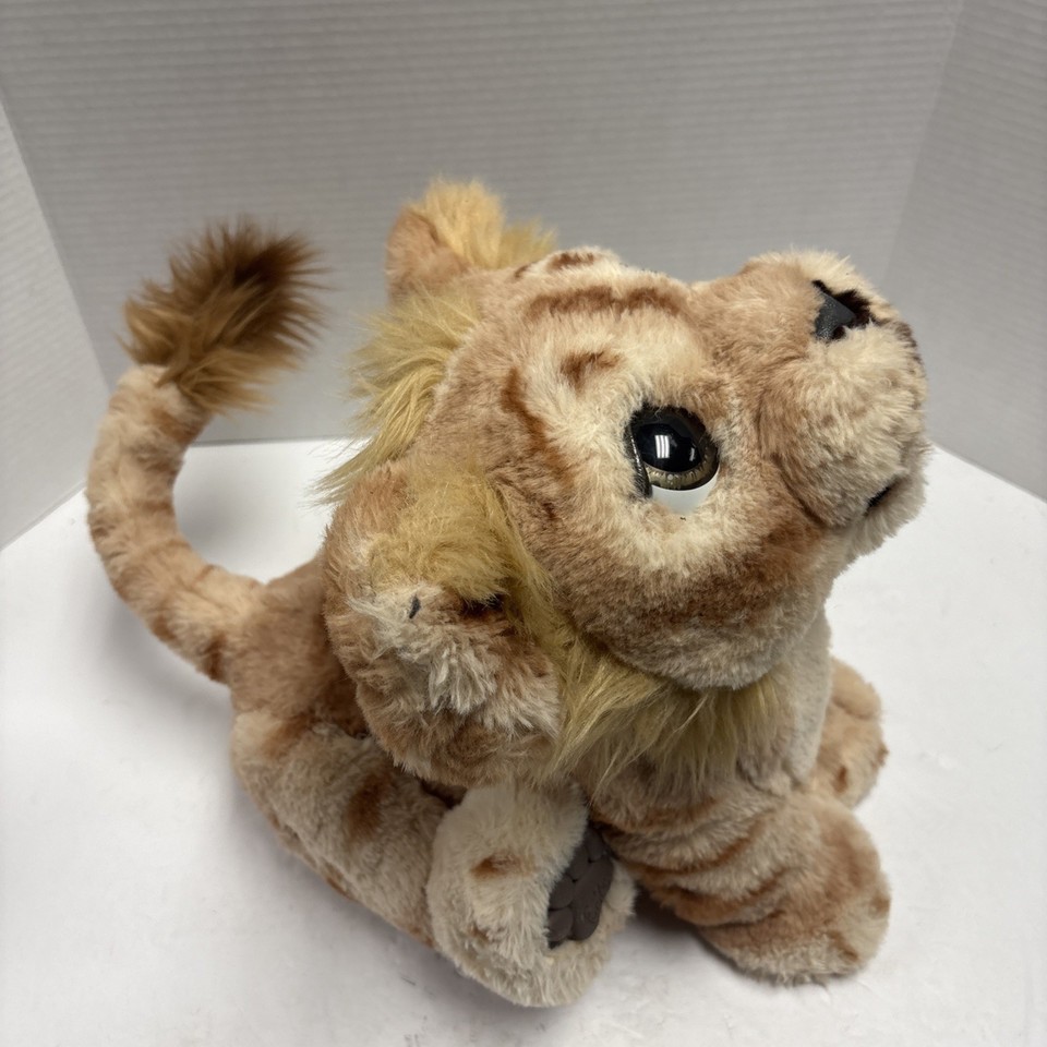Hasbro FurReal Disney The Lion King Mighty Roar Simba Animated Plush ...