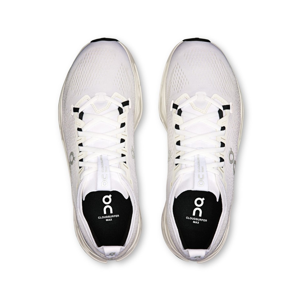 On Cloudsurfer Max White White 3MF30431200 CloudTec Phase Men's Running ...