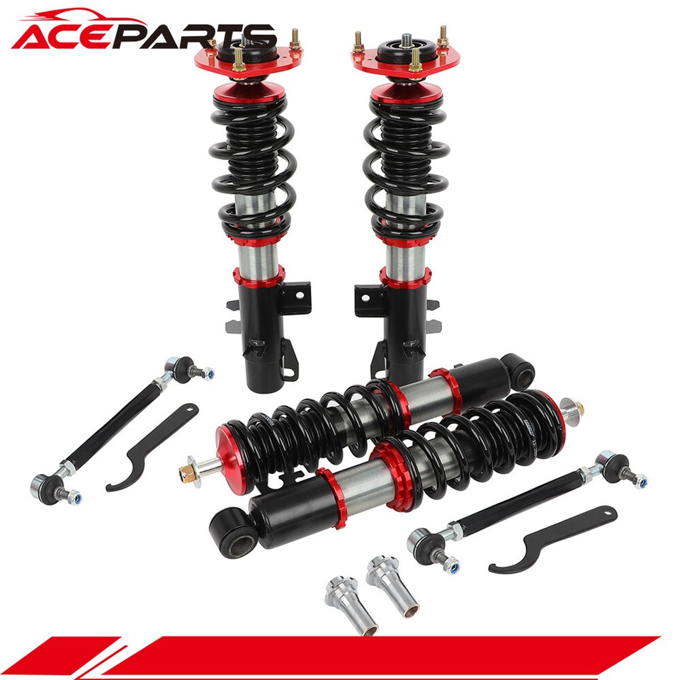 Red Coilovers Shocks Struts Suspension Springs Kits For 2007-2013 Mini ...