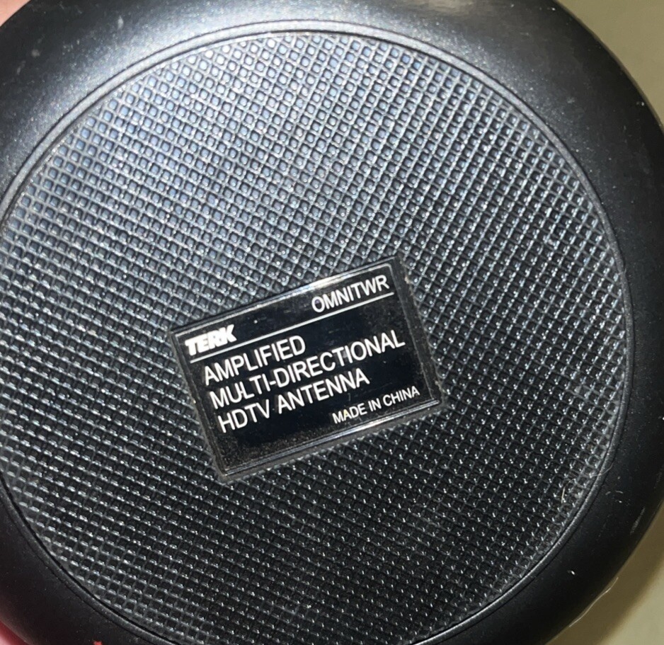 TERK Amplified Multi-Directional HDTV Antenna with power adapter | eBay